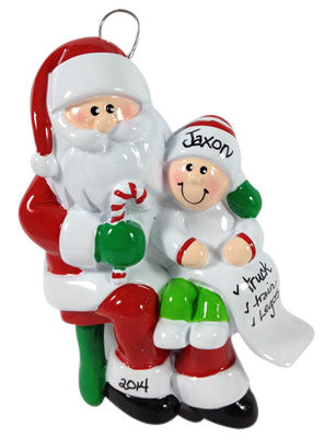 A Visit with Santa - Made of Resin – Ornaments For Keeps